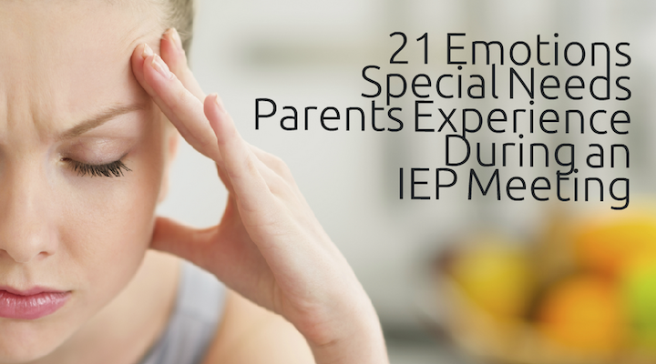 21 Emotions Special Needs Experience During an IEP Meeting