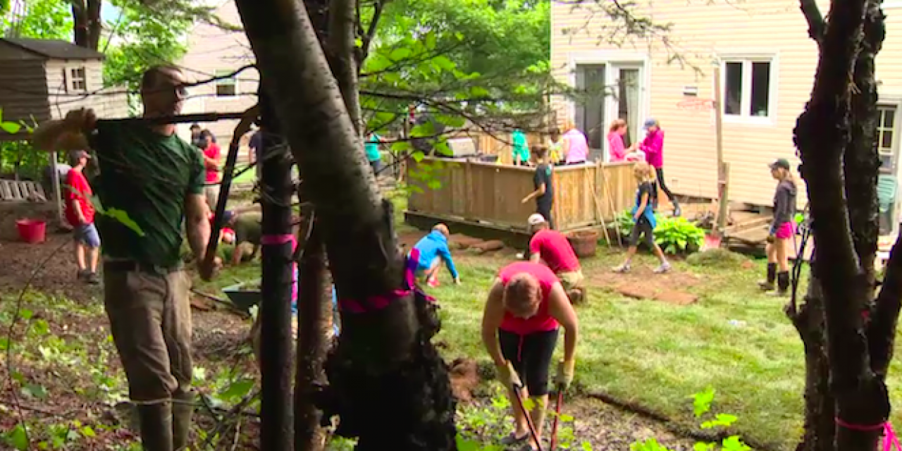 Friends of Boy With Cancer Transform His Backyard