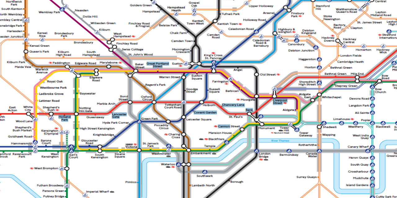 Transport for London Releases New Map to Make Travel Easier for People ...