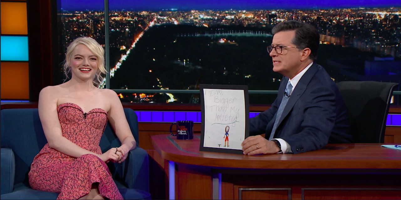 Emma Stone's Childhood Illustration Has a Message About Anxiety We All ...