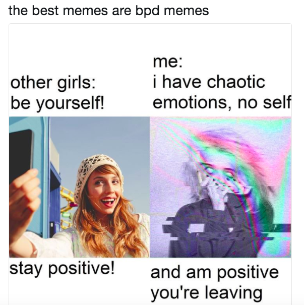 20 Memes That Might Make You Laugh If You Have Borderline Personality 20 Memes That Might Make You Laugh If You Have Borderline Personality
