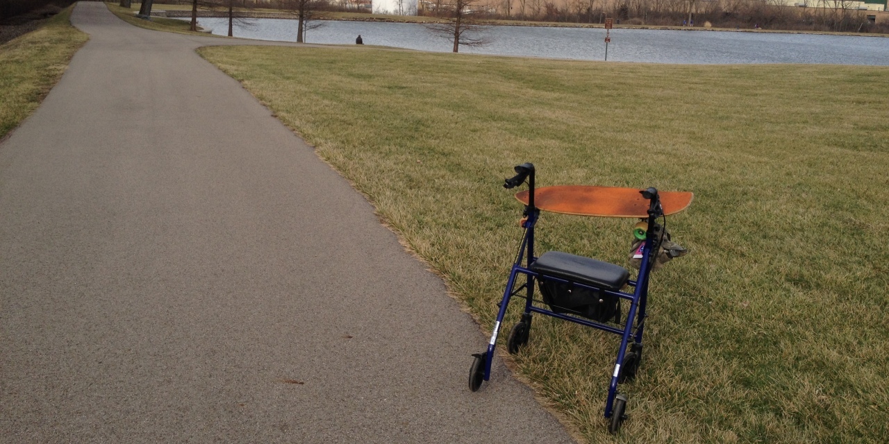 If You See Me at the Park With My Walker and Skateboard