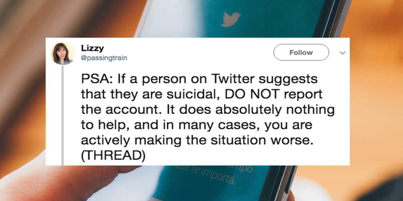 Why Reporting Someone Who's Suicidal on Twitter Might Do More Harm Than ...