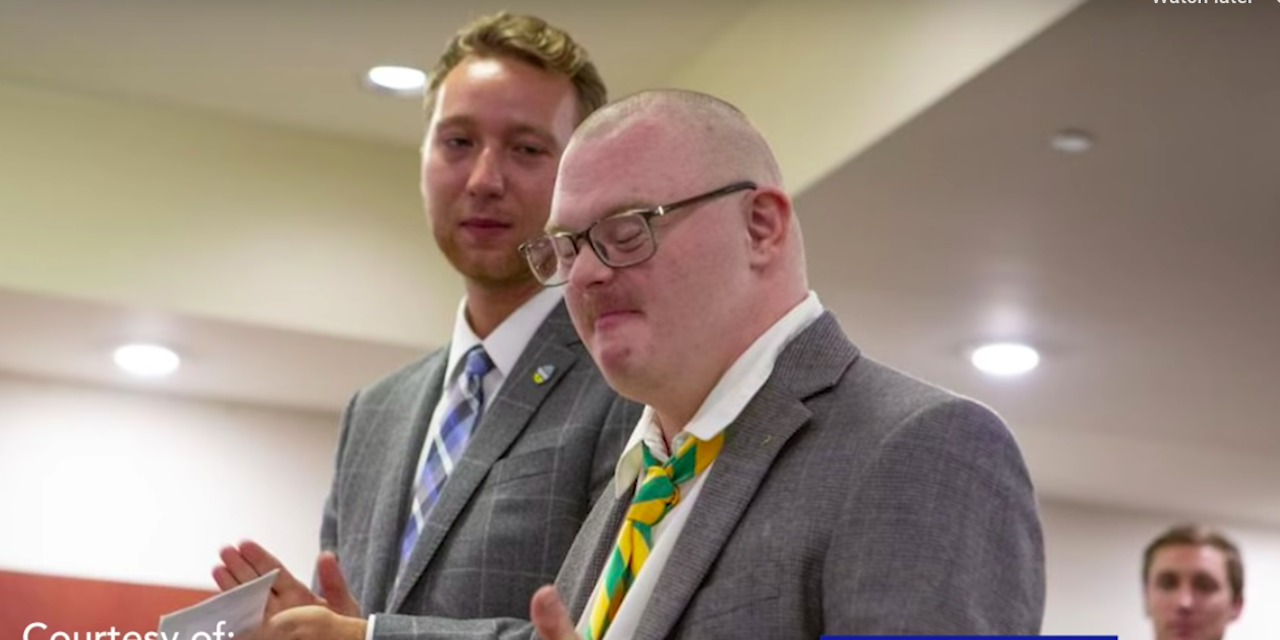 FarmHouse Fraternity Initiates Josh Bank, First Member With Down Syndrome