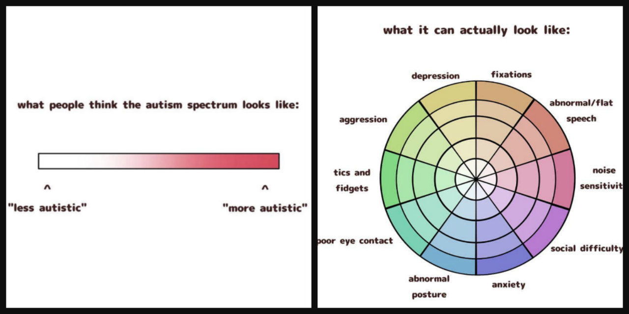 Graphic Shows What Autism Spectrum Really Looks Like Graphic Shows What Autism Spectrum Really Looks Like