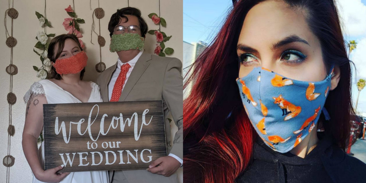 28 Fashionable Face Masks People Are Wearing During COVID-19