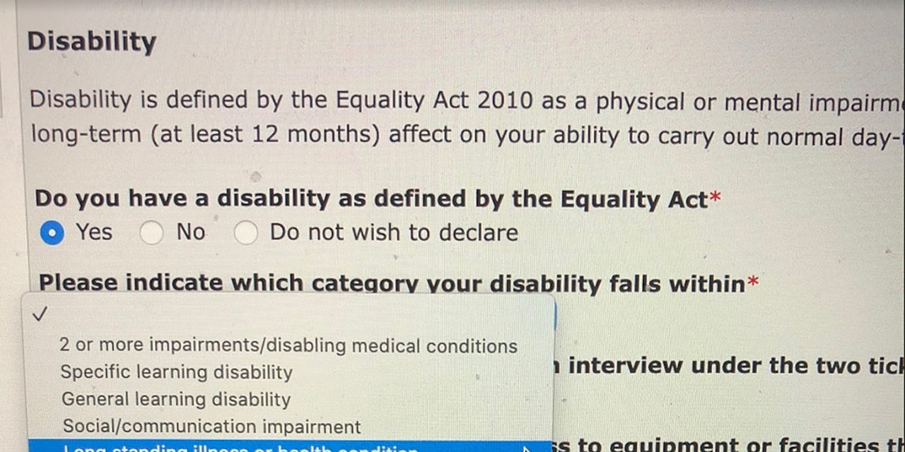 How Applying for a Job Made Me Face My Disability