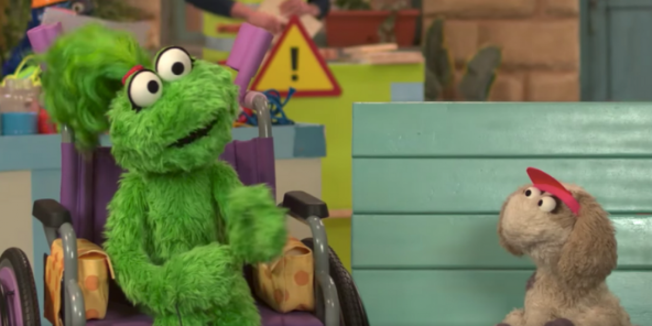 New Sesame Workshop Muppet Uses a Wheelchair